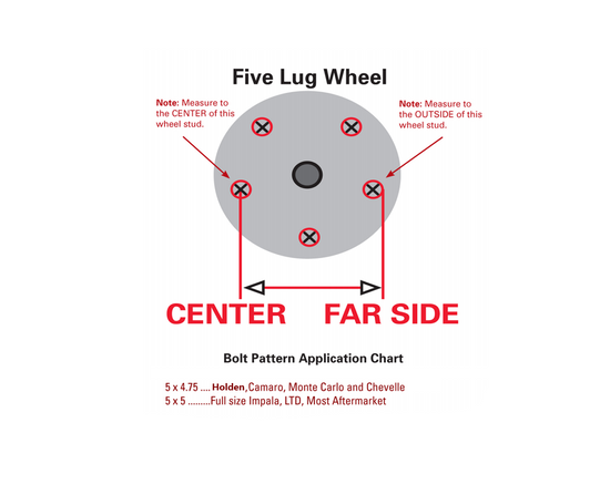 Measuring 5 Lug Wheels – MHR Performance Parts Pty Ltd
