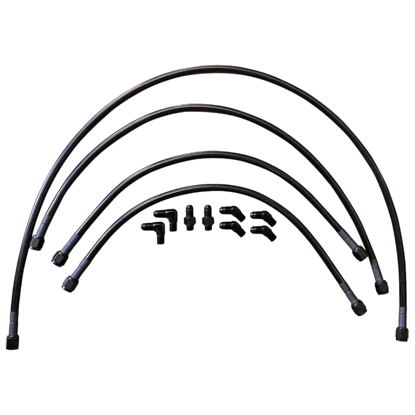 Wing Line Kit 4an with return lines and fittings – MHR Performance ...