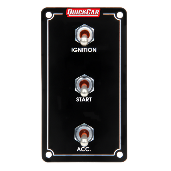 Extreme Switch Panel, Dash Mount, 2.5 x 4.625in, Black – MHR ...